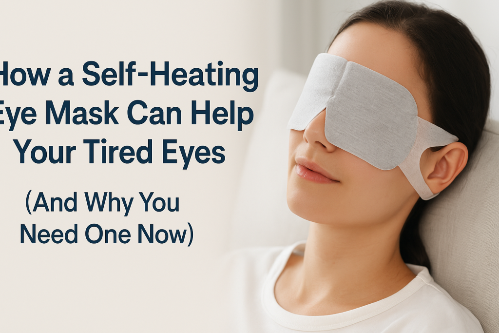 How a Self-Heating Eye Mask help your Tired Eyes?